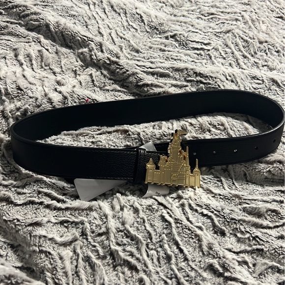 Disney | Accessories | Disney Iconic Disney Castle Buckle Belt | Poshmark